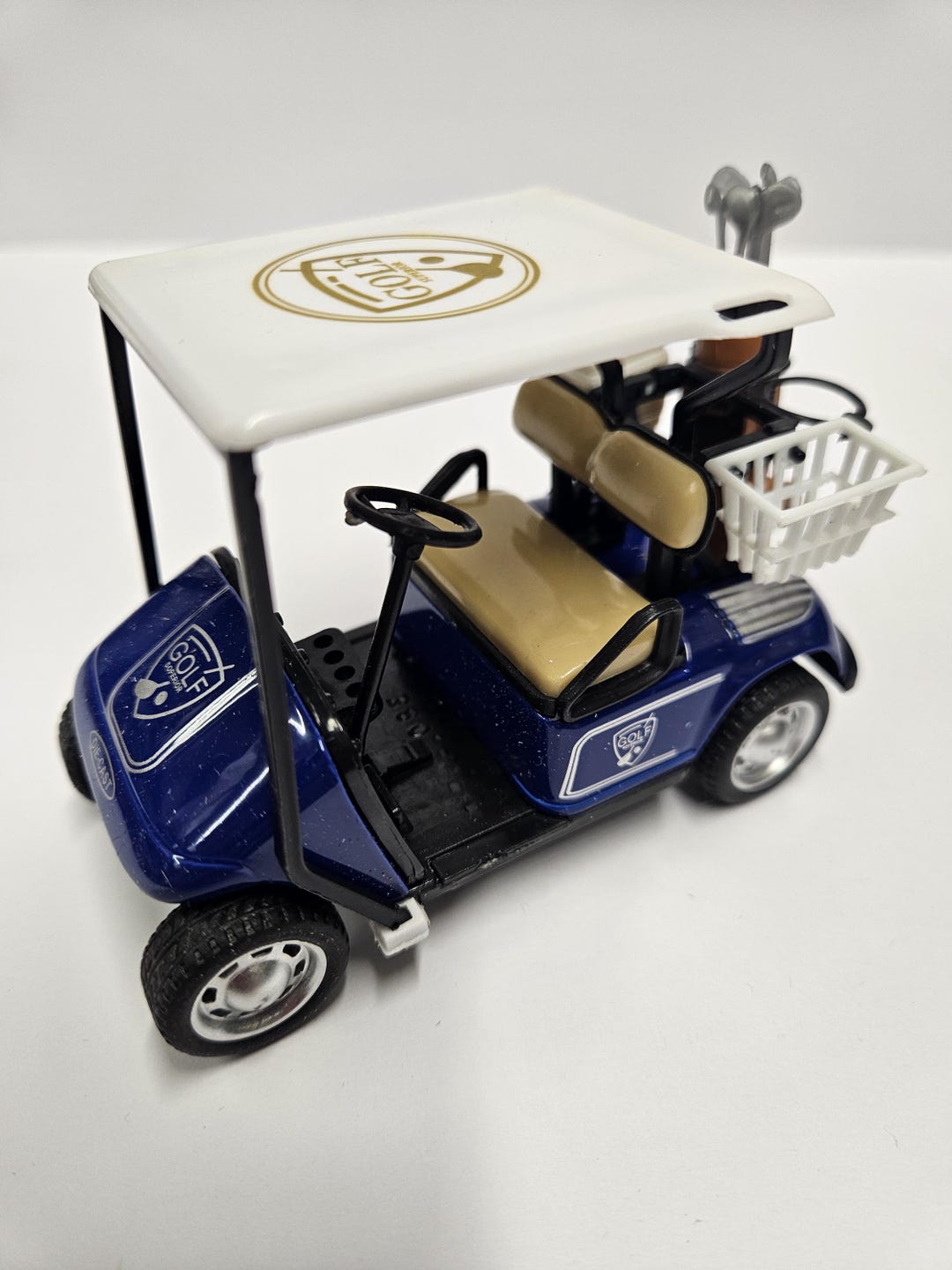 Blue Mini Golf Cart Cake Topper. Golf Buggy Model. Also in Yellow ...