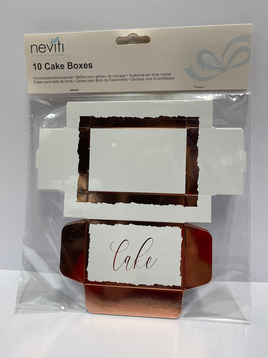 Cake Boxes. Rose Gold Cake Box. Wedding Cake Box. Birthday Cake Box ...