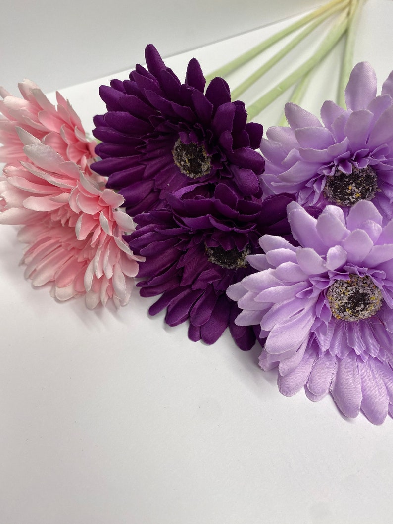 Artificial Gerbera. Pink Gerbera. Lilac Gerbera. Purple Gerbera ...