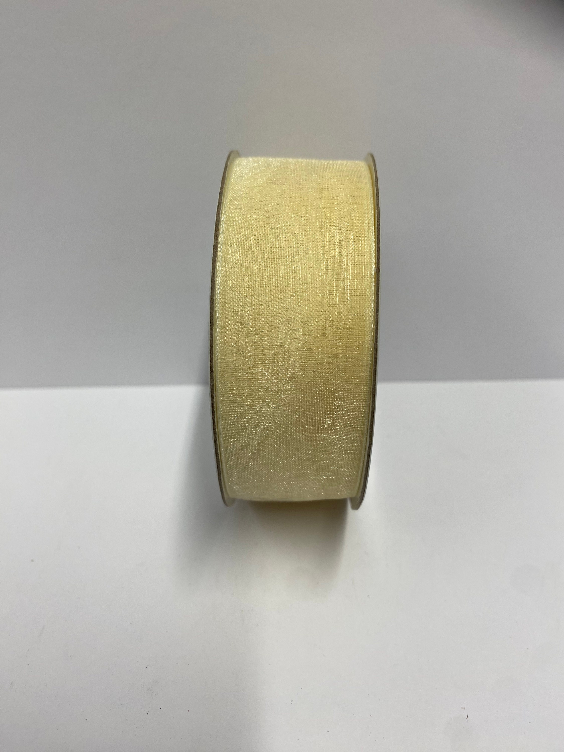 Light Cream Organza Ribbon. Organza Ribbon. Chiffon Ribbon. Hair Ribbon ...