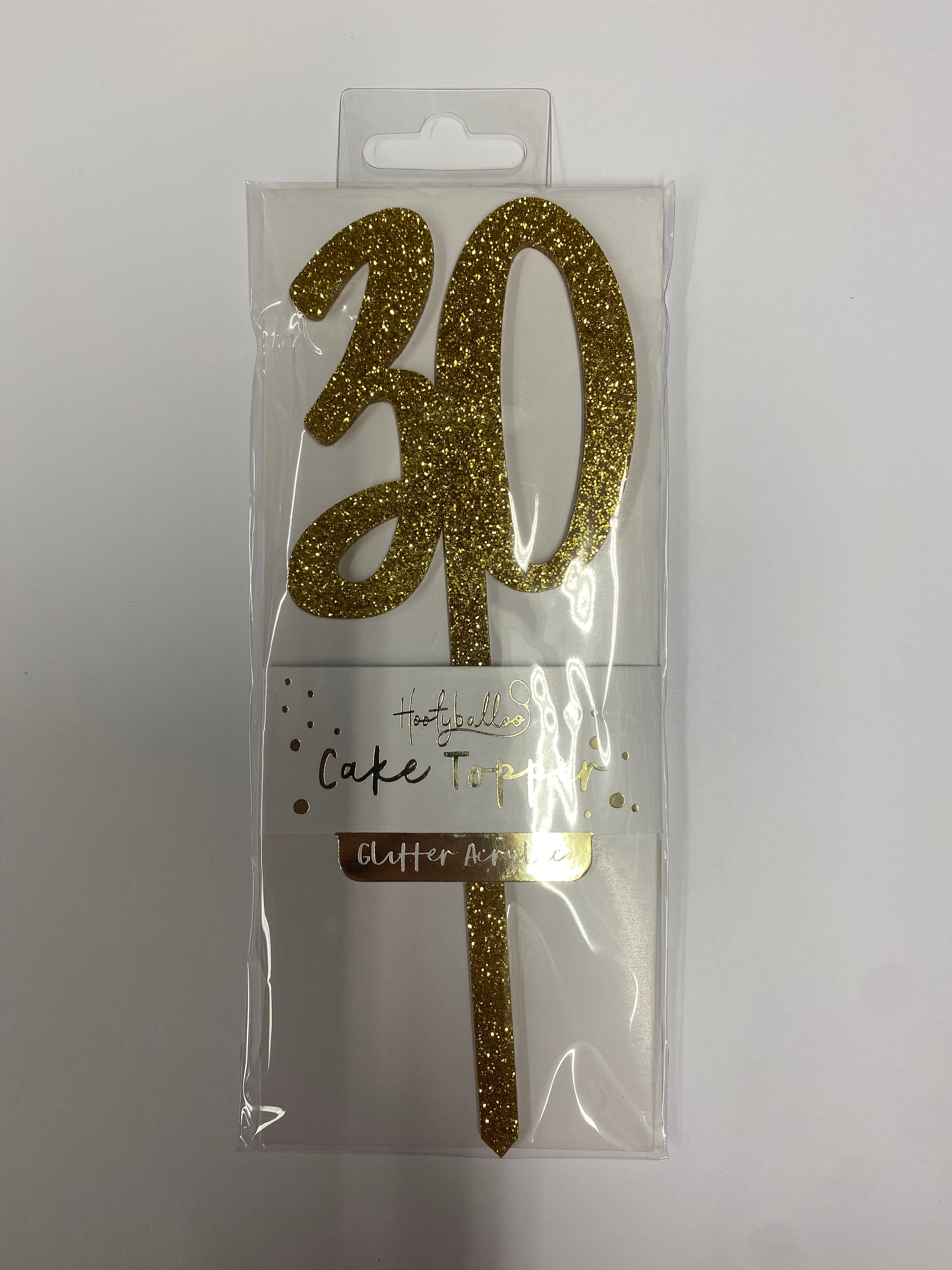 Glitter Acrylic Number Cake Topper. Number Cake Topper. Sparkly Age ...