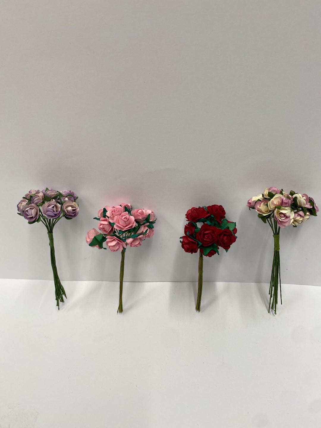 Miniature Tea Rose Bouquet: Cake & Flower Arranging (4-inch) - Etsy