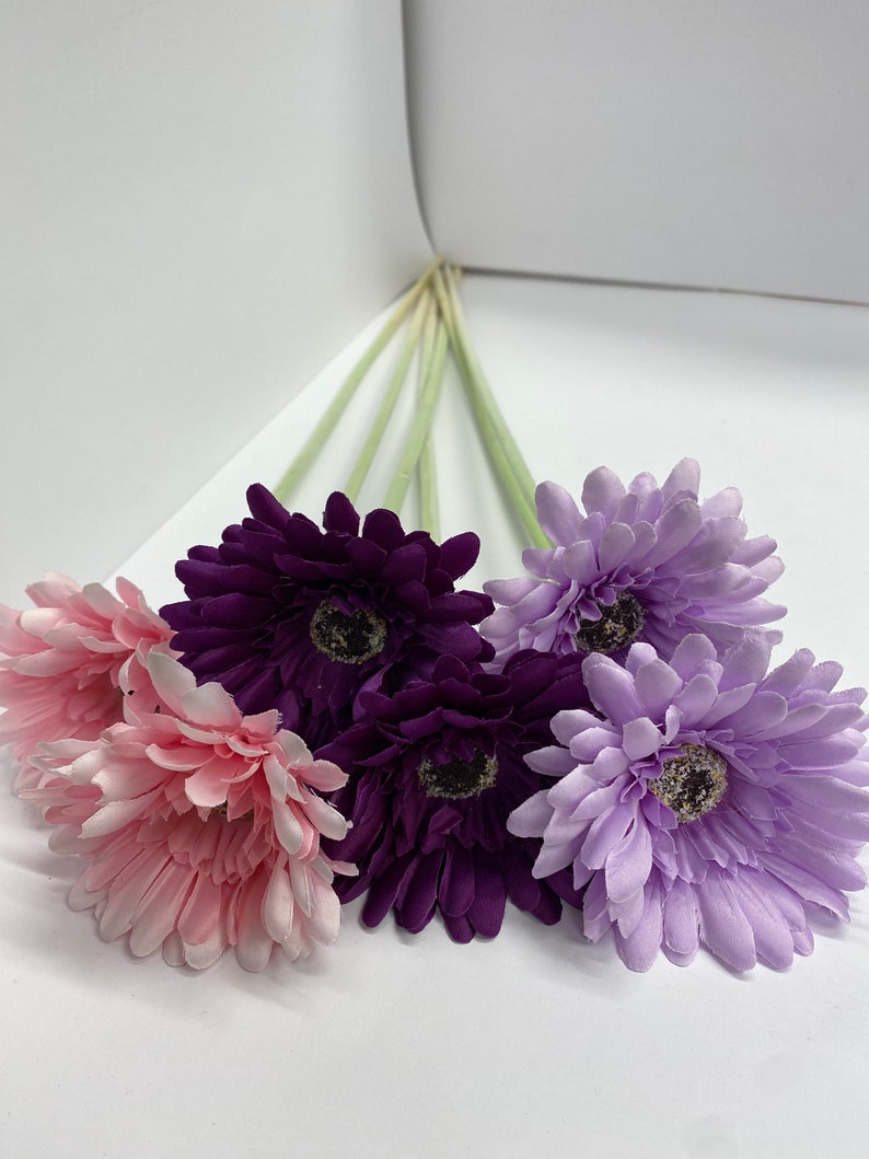 Artificial Gerbera. Pink Gerbera. Lilac Gerbera. Purple Gerbera ...