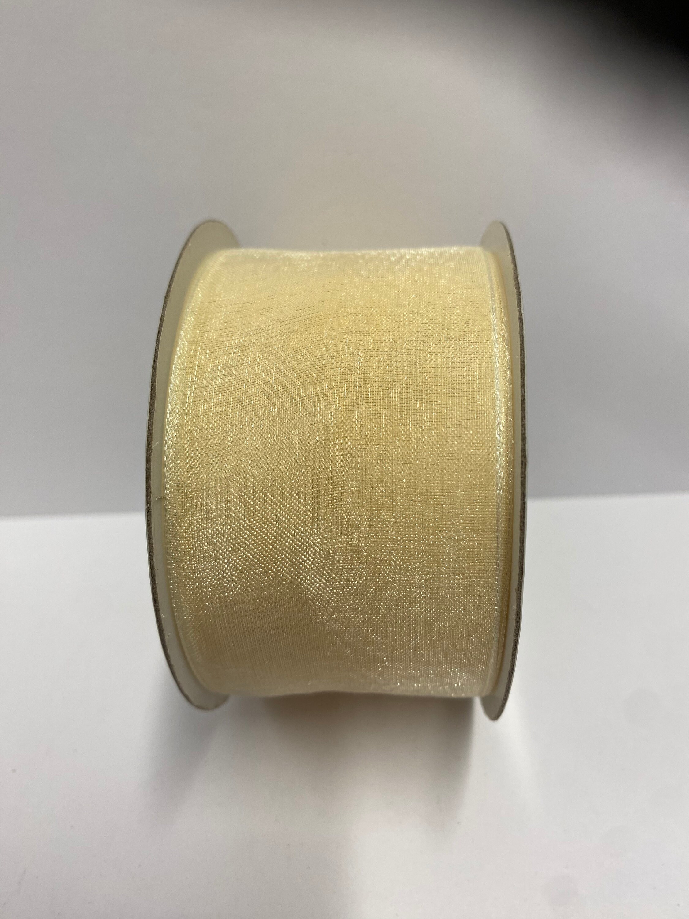 Light Cream Organza Ribbon. Organza Ribbon. Chiffon Ribbon. Hair Ribbon ...