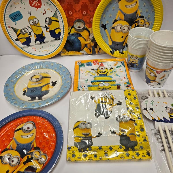 Minions Party Supplies - Etsy