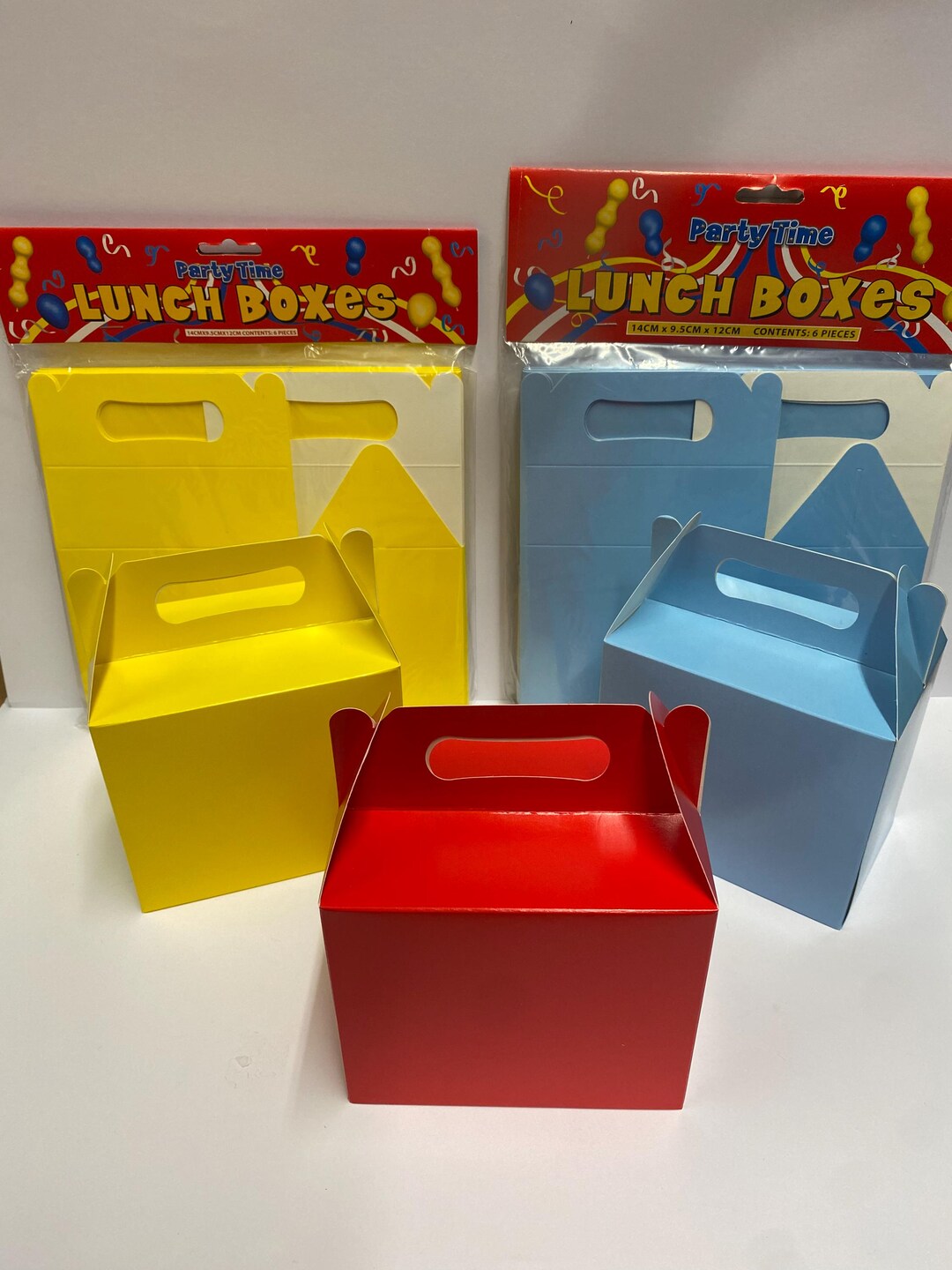 Party Lunch Boxes Card Lunch Boxes Sandwich Box Childrens Party ...