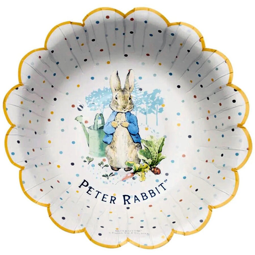 Peter Rabbit Beatrix Potter Party Paper Plates,bowls,napkins,cups ...