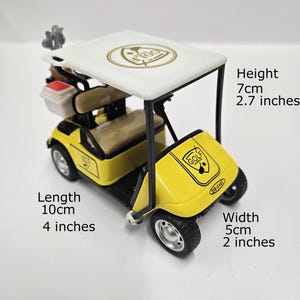 Mini Golf Cart Cake Topper. Golf Buggy Model. Red, Yellow, Green or ...