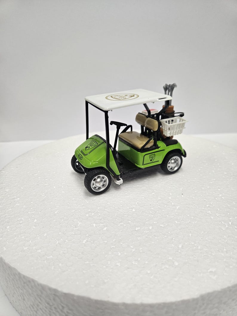 Mini Golf Cart Model: Die-cast Golf Buggy Cake Topper 4 Colours - Etsy