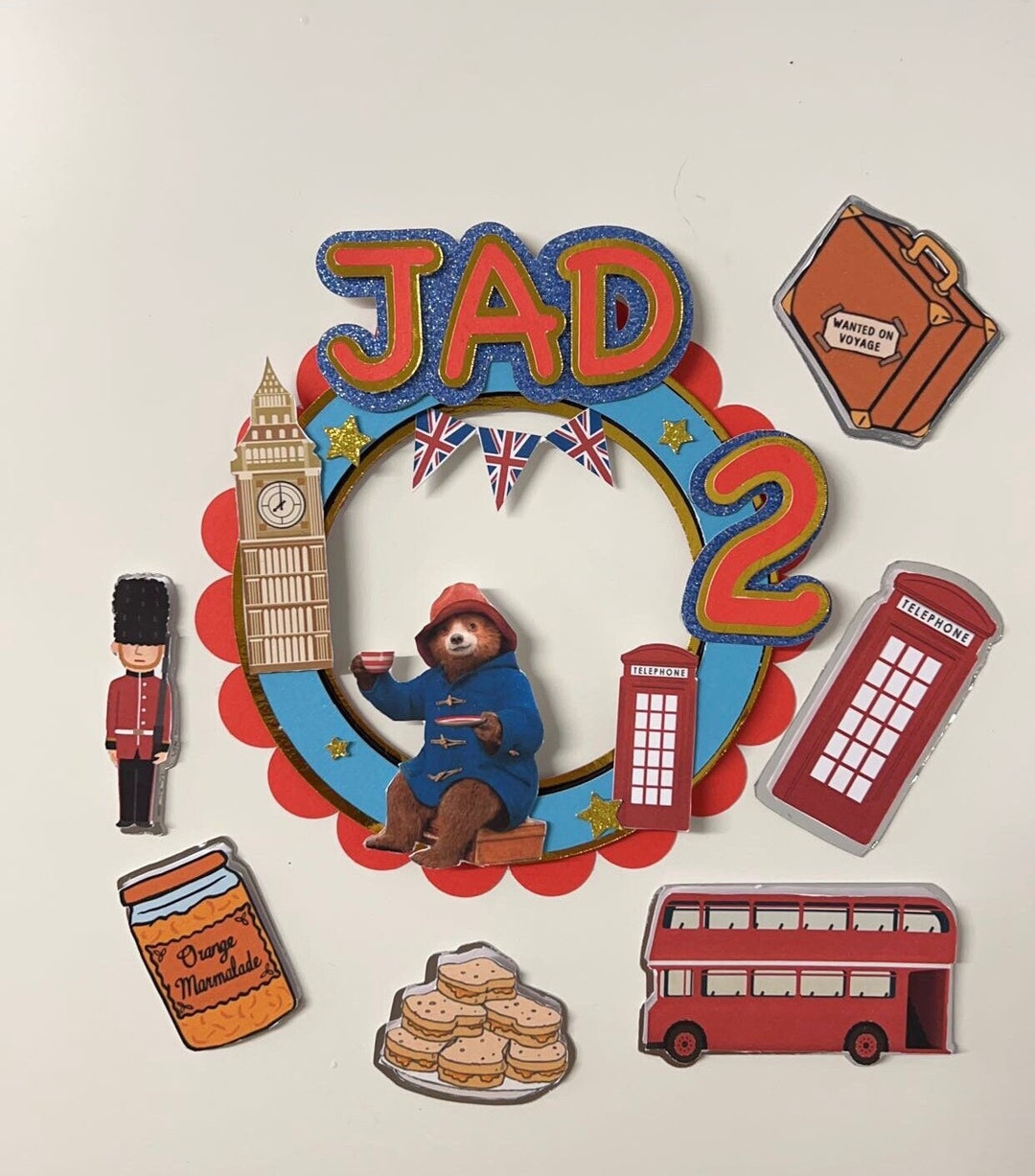 Paddington Bear Cake Topper - Etsy