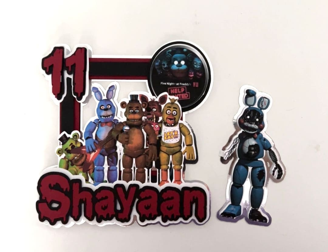 5 Nights at Freddy's Cake Topper - Etsy