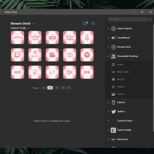 98 Sunset GROOVY Stream Deck Icons | Streamer | Twitch | Discord ...