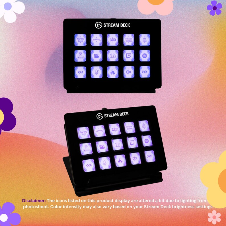 98 Lilac GROOVY Stream Deck Icons | Streamer | Twitch | Discord ...