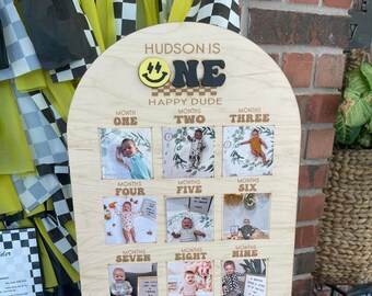 First Birthday Picture Board - Etsy