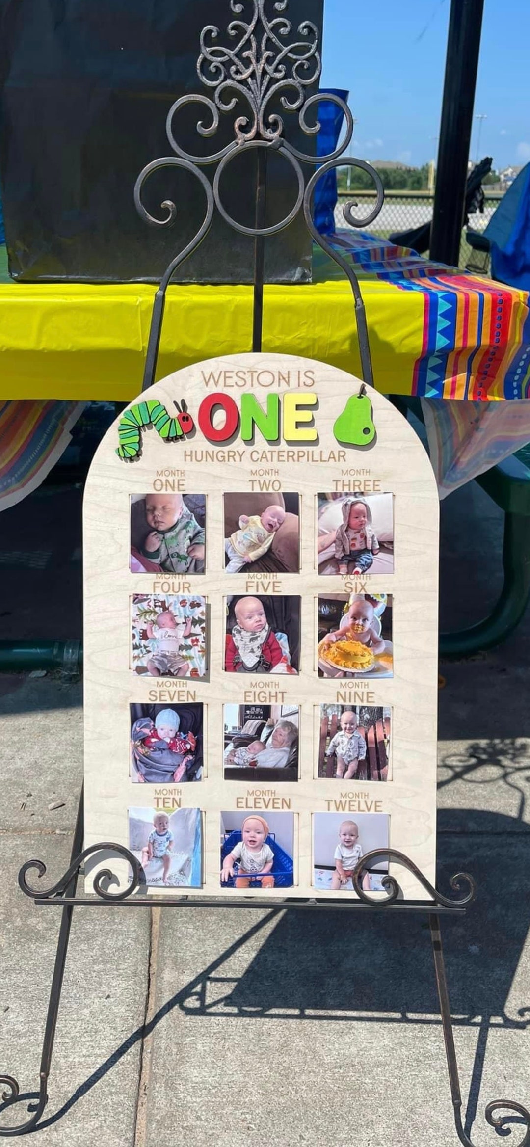 First Birthday Picture Board - Etsy