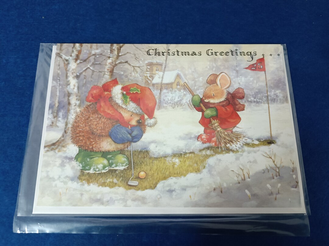 Vintage Beautiful New Christmas Greetings Card by Gordon Fraser Country ...