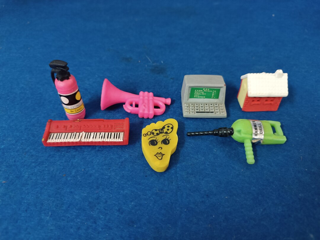 Lot of 7 Japan Eraser 80's Vintage Nº5 - Etsy