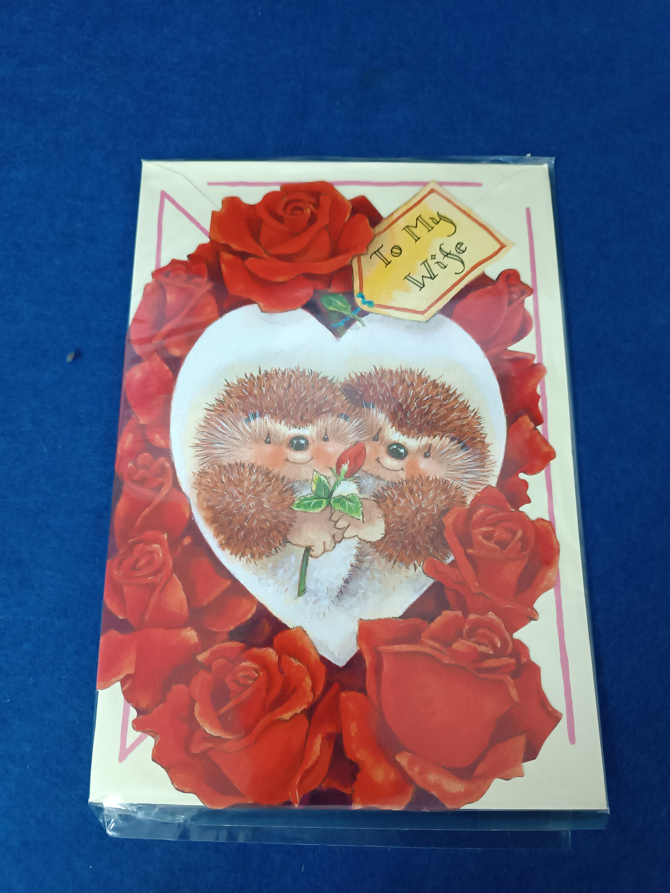 Vintage New Wife's Birthday Greetings Card by Gordon Fraser Gf ...