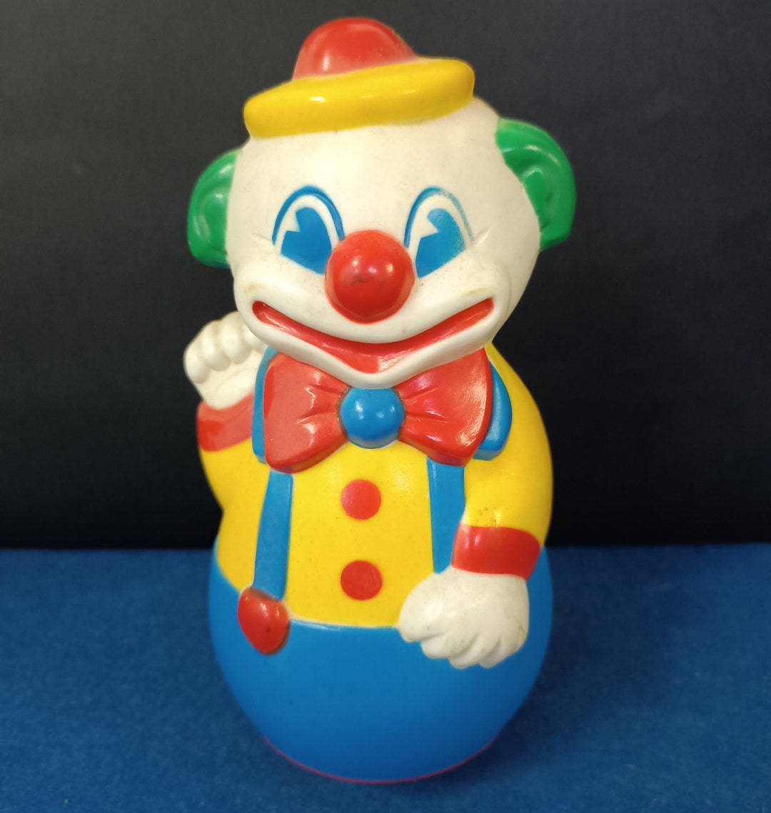 Vintage Musical Culbuto Clown Made by Lardy Educo Lavancia Dortan ...