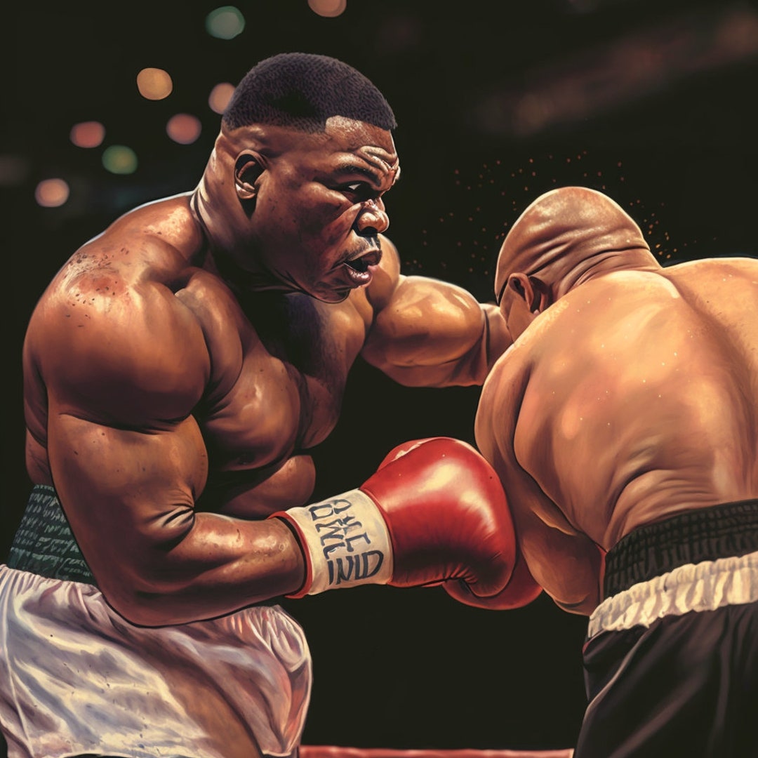 Unleashed: A Devastating Boxing Knockout Painting - Etsy