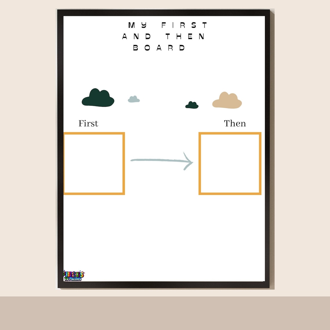 First Then Board, Visual Transition Board, Visual Schedule, Special ...