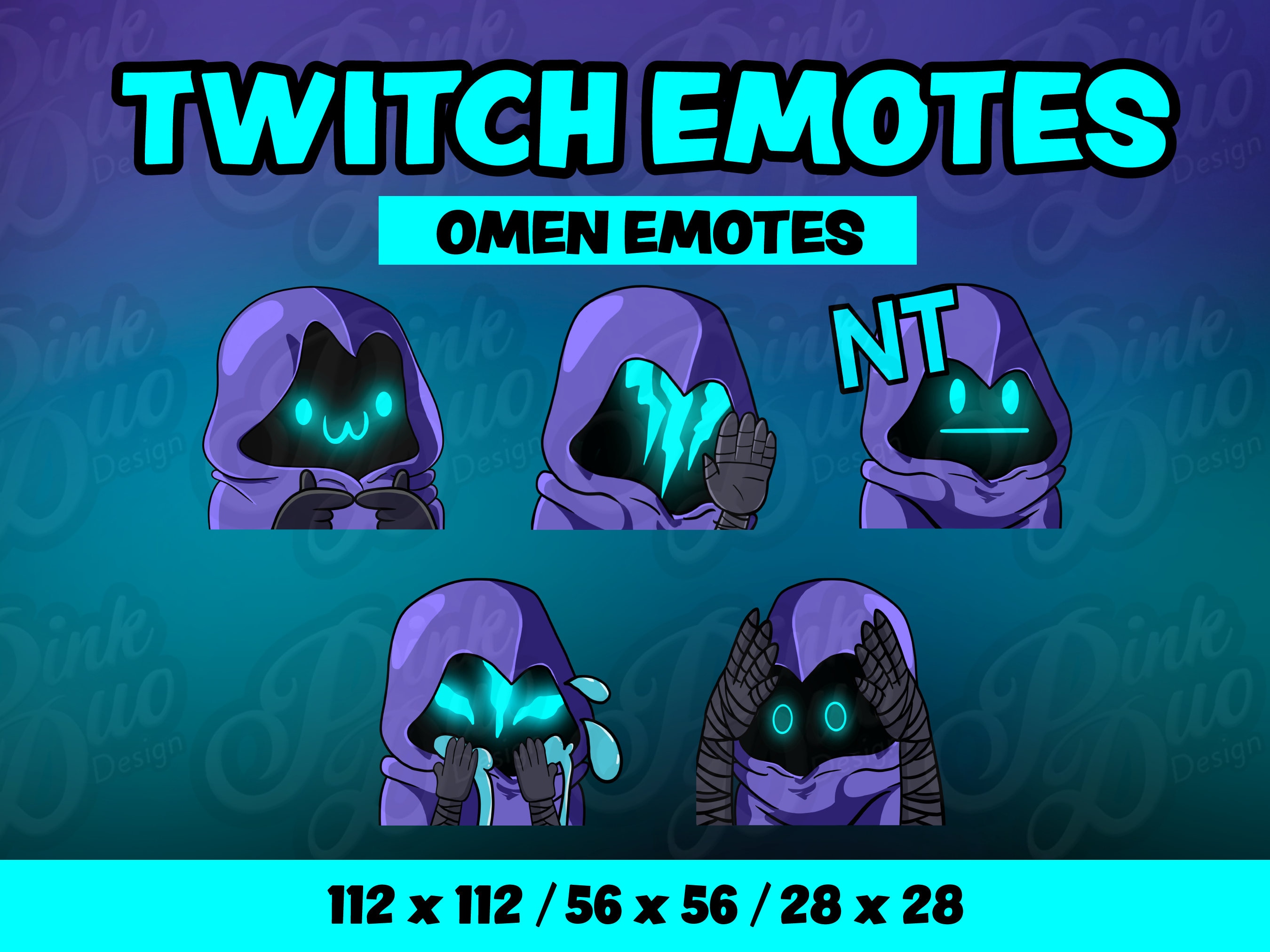 Omen Valorant Twitch Emotes Pack, Omen Valorant Twitch Emotes, Twitch ...