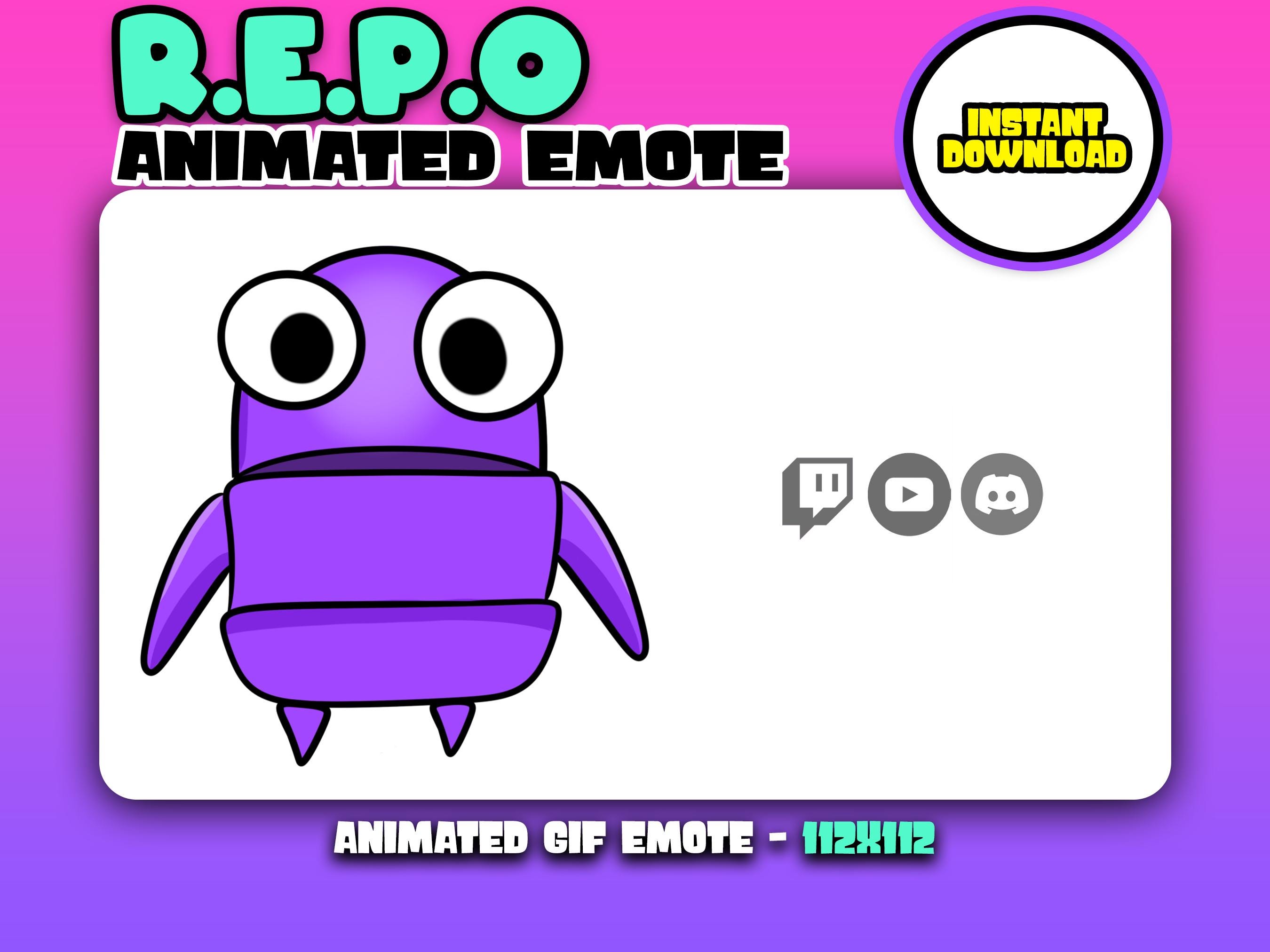 Repo Animated Emote ! | Twitch | Discord | Youtube - Etsy