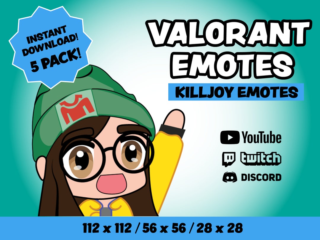 Killjoy Valorant Emotes 5 Pack! - Etsy