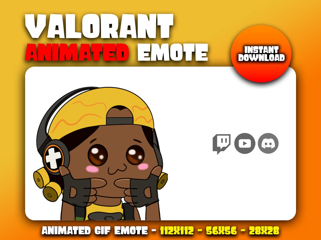 Animated Uwu Raze Emote | Valorant Animated Emote - Etsy