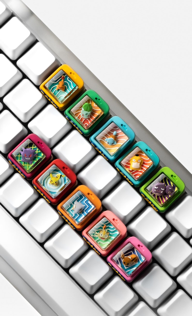 Dwarf Factory Pokemon Complete Collectors Set Resin Keycap - Etsy