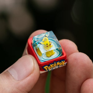 Pokemon Resin Artisan Keycaps Handmade Pikachu Keycaps Set - Etsy