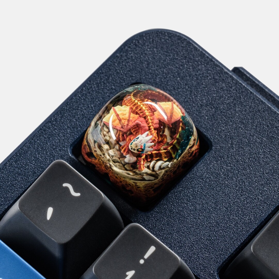 Dragon Artisan Keycap Limited Handmade Resin Keycap Dwarf - Etsy