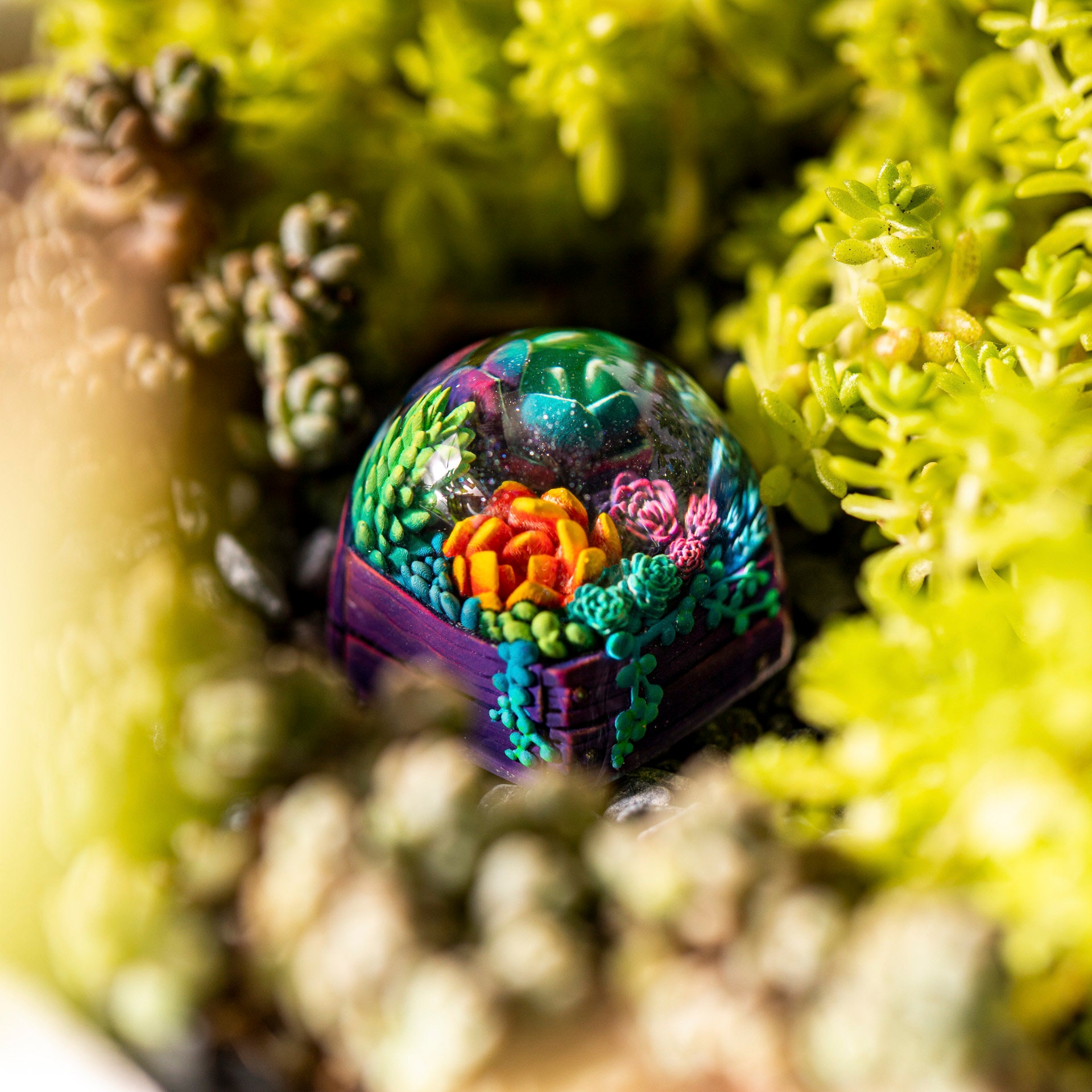 Artisan Keycap Resin Keycap Set Custom ESC Handmade Cute - Etsy