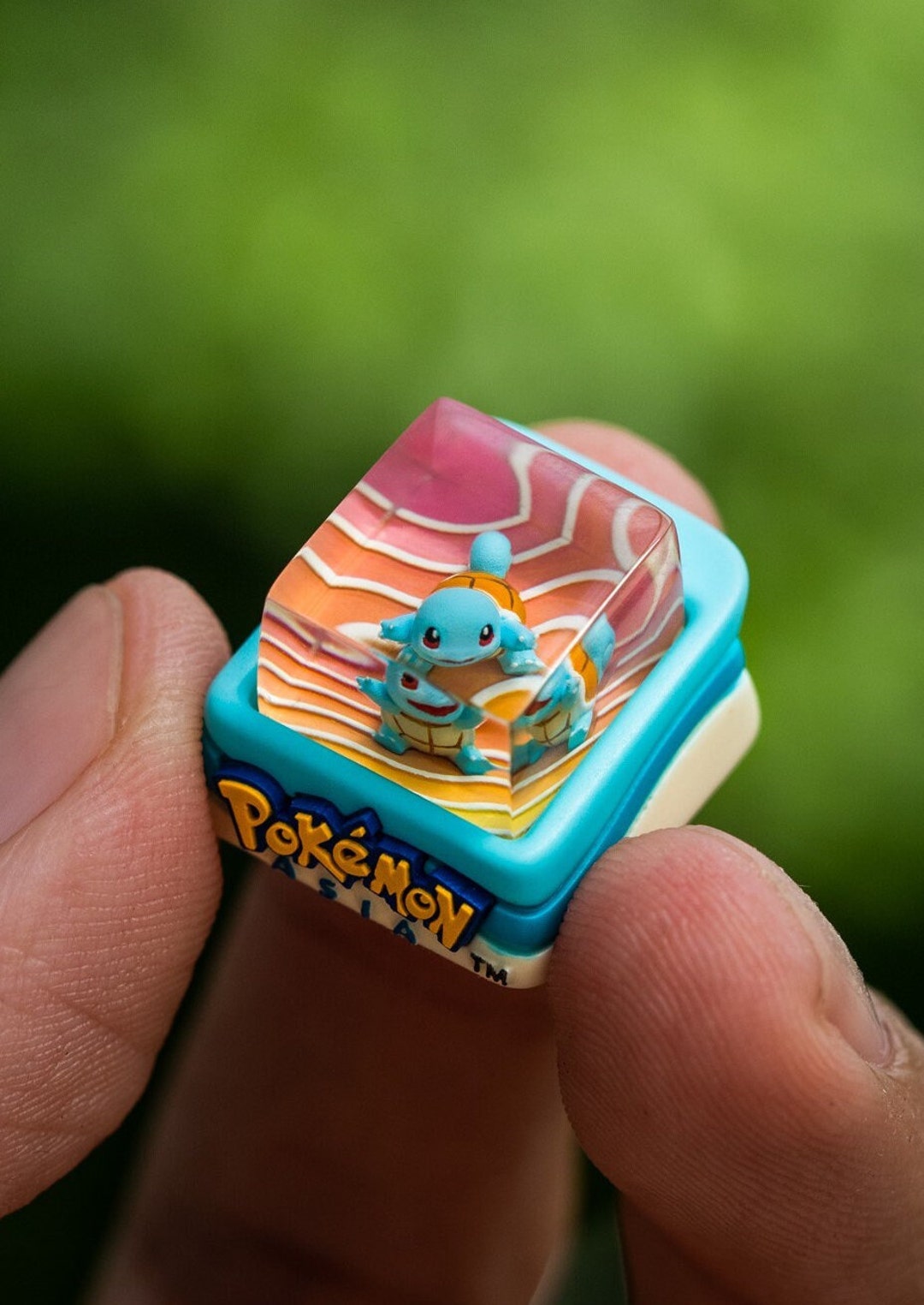 Squirtle Pokemon Keycap Artisan Keycap Resin Keycap Keycap - Etsy