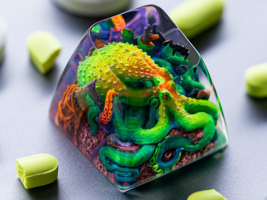 Artisan Keycap, Keycap Set, Resin Keycap, Custom Keycap, Handmade ESC ...