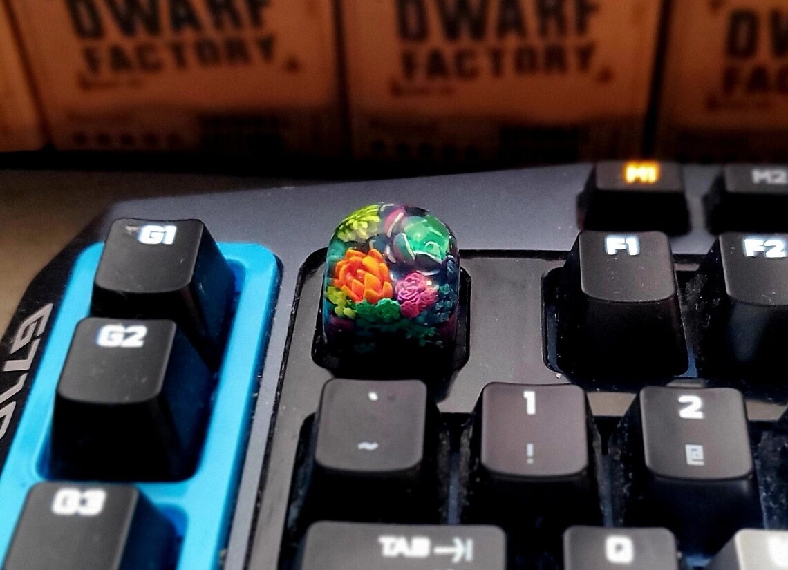 Artisan Keycap Resin Keycap Set Custom ESC Handmade Cute - Etsy