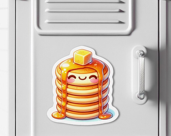 Set of 6 Waffle Fridge Magnets or Pinback Buttons Pins - 1.25" Size ...