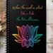 Lotus Flower Notebook Gradient Colored Lotus Flower Bloom With ...