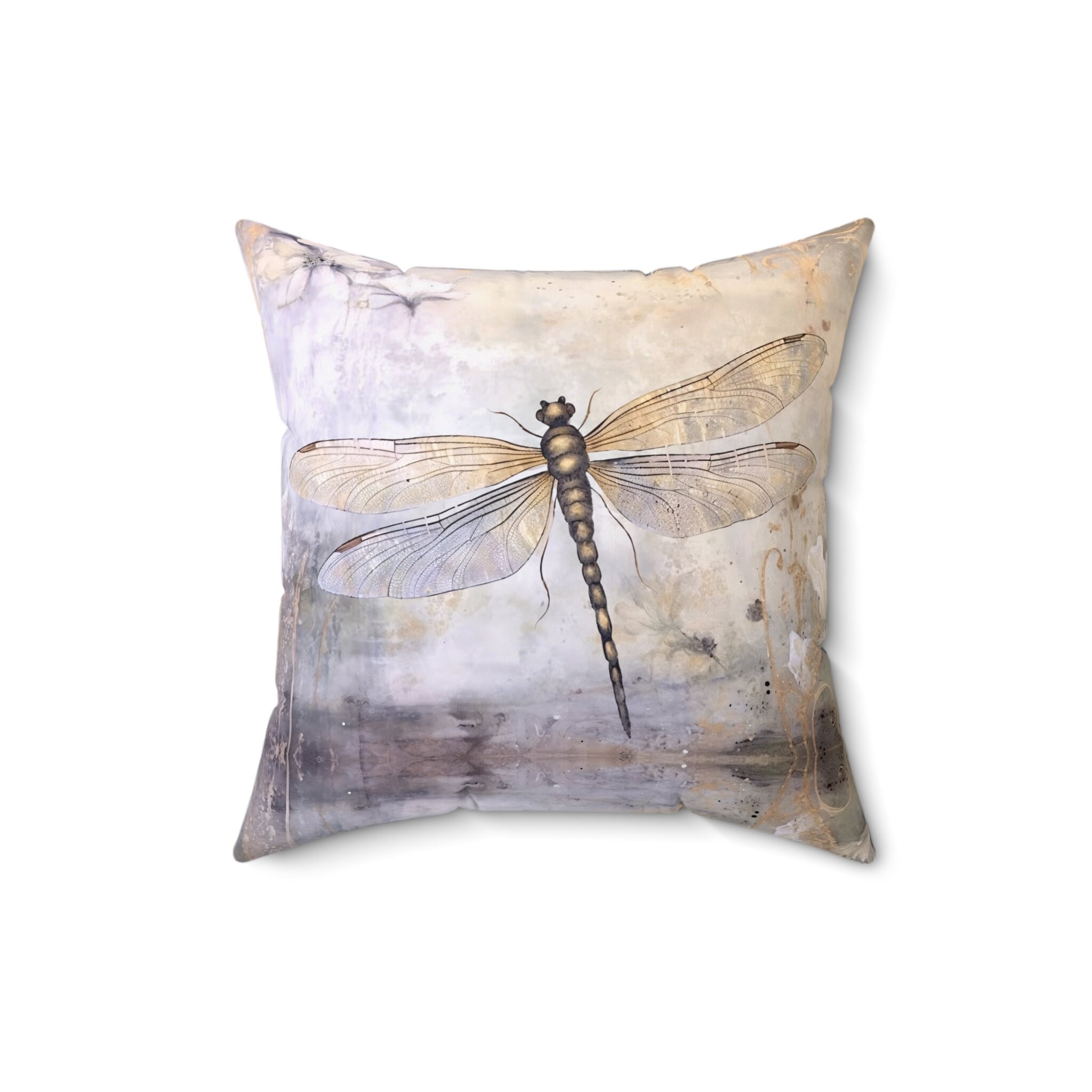 Dragonfly Pillow Watercolor Dragonfly Throw Pillows 3 Sizes Pretty Home ...