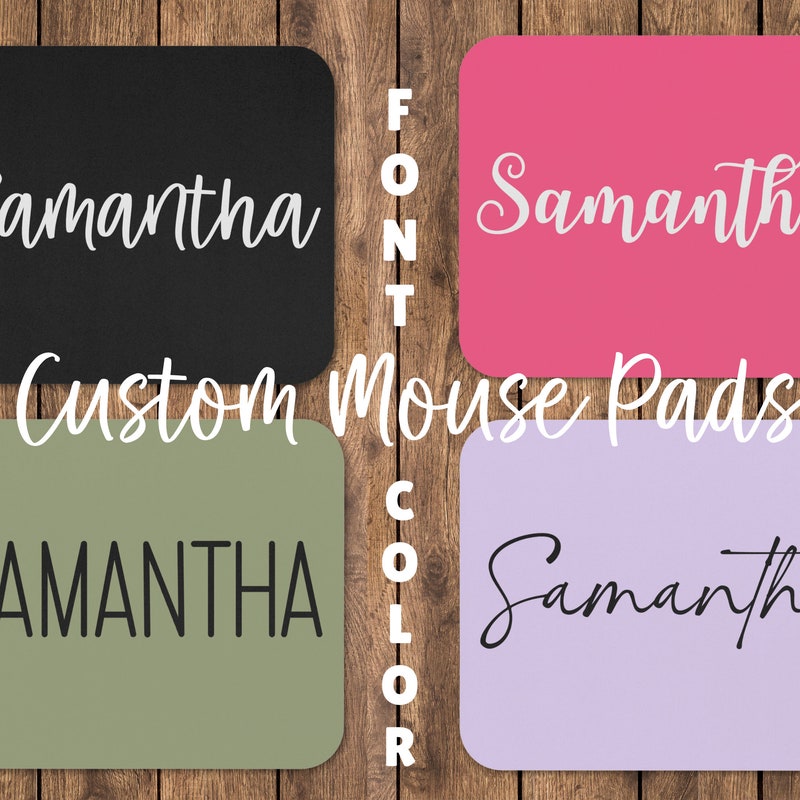 Personalized Mouse Pad - Etsy
