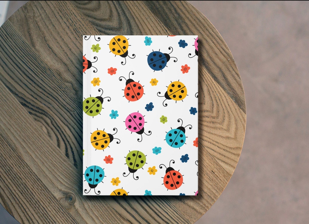 Ladybug Journal Colorful Ladybugs Matte Writing Journal Cute Diary Gift ...