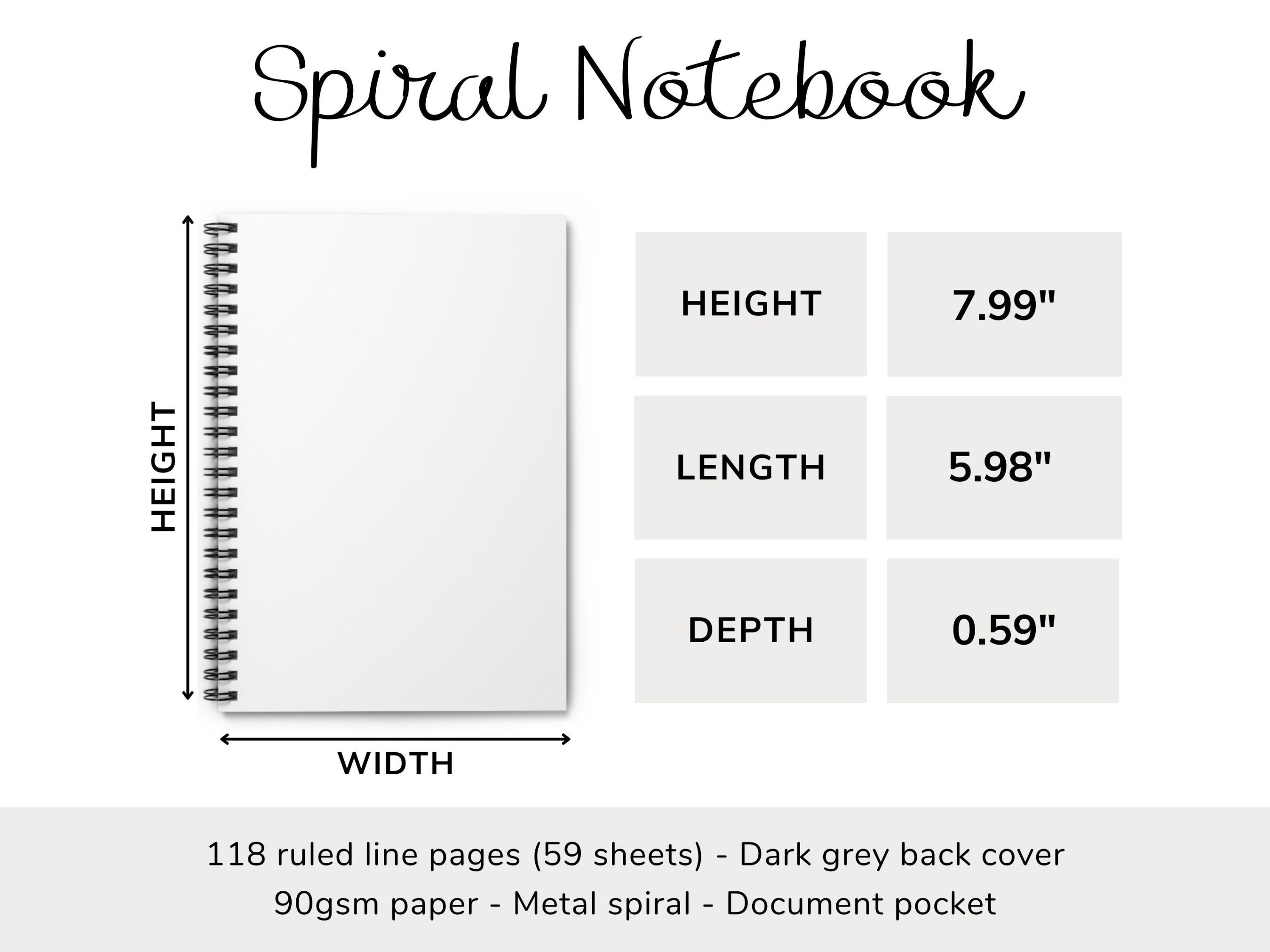 Lotus Flower Notebook Gradient Colored Lotus Flower Bloom With Inspirational Quote Spiral ...