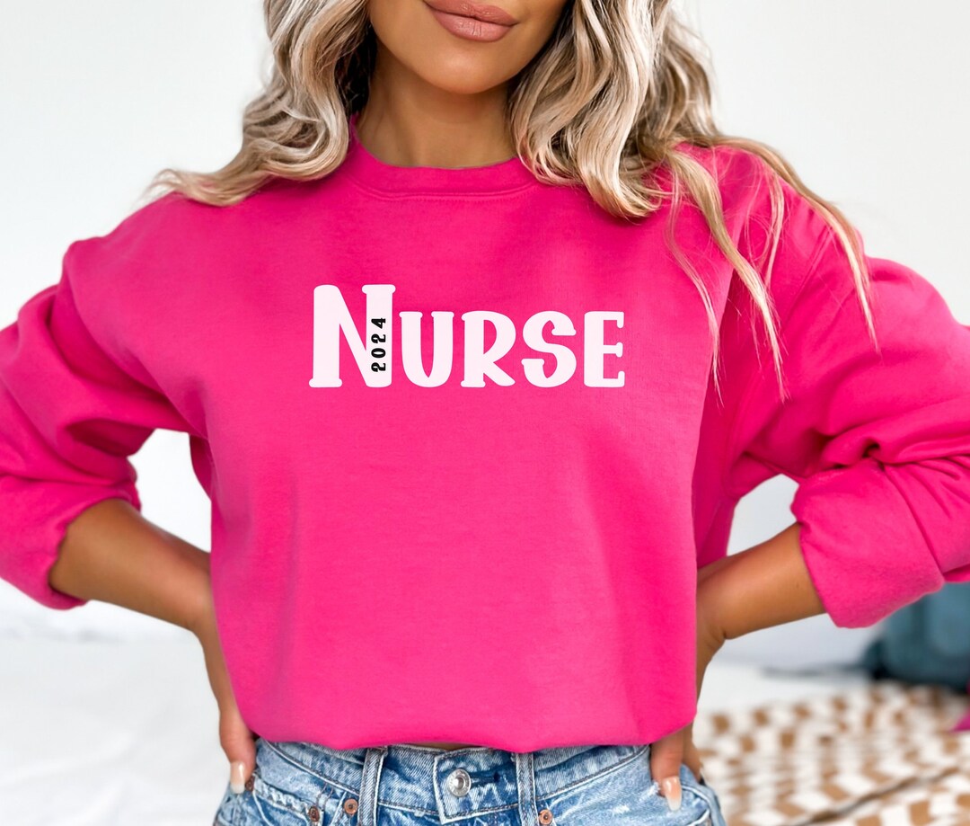 NURSE 2024 Sweatshirts College Nursing Grads 2024 Women's Sweatshirt ...
