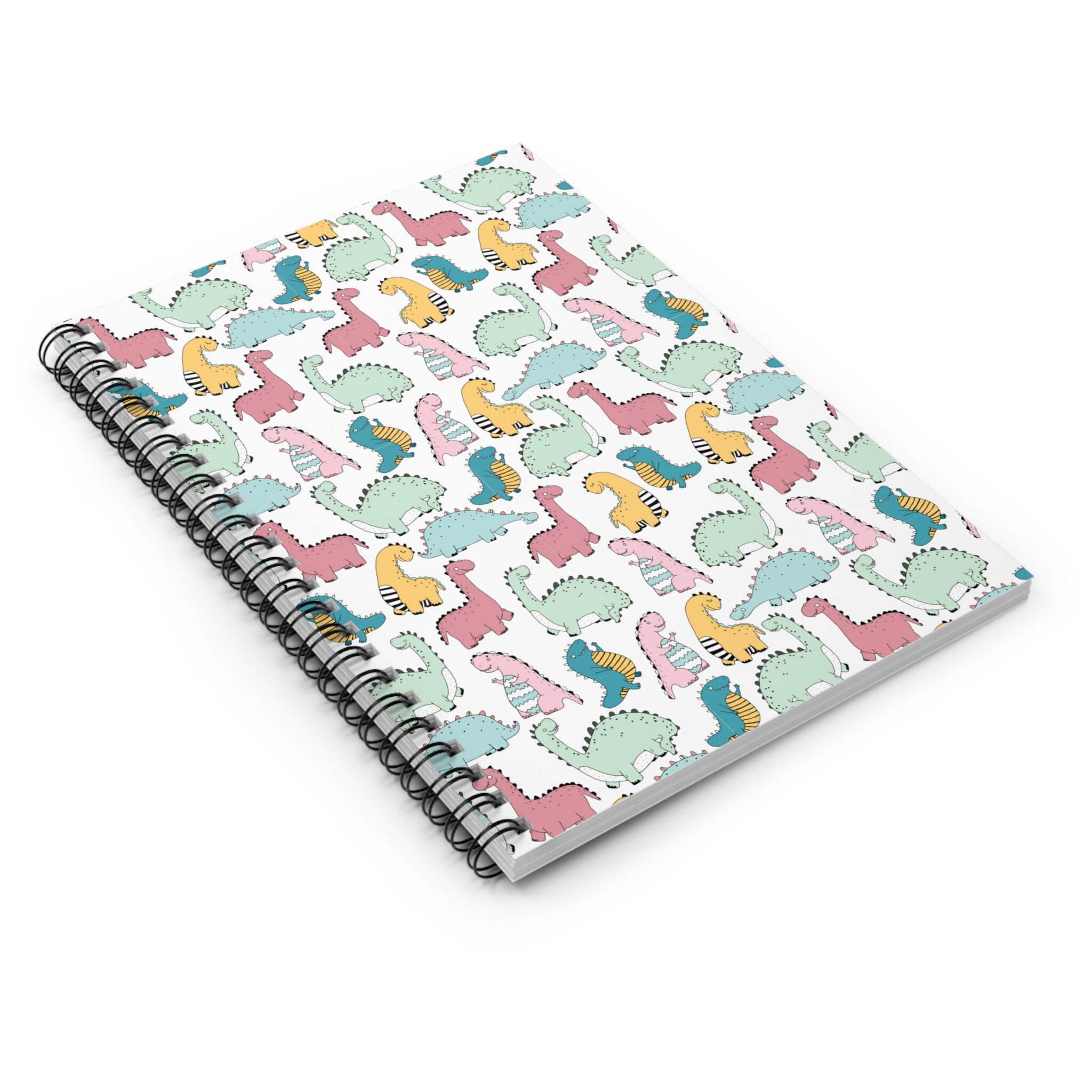 Dinosaur Spiral Notebook AOP Dinosaurs Notebook Cute School Notebook ...