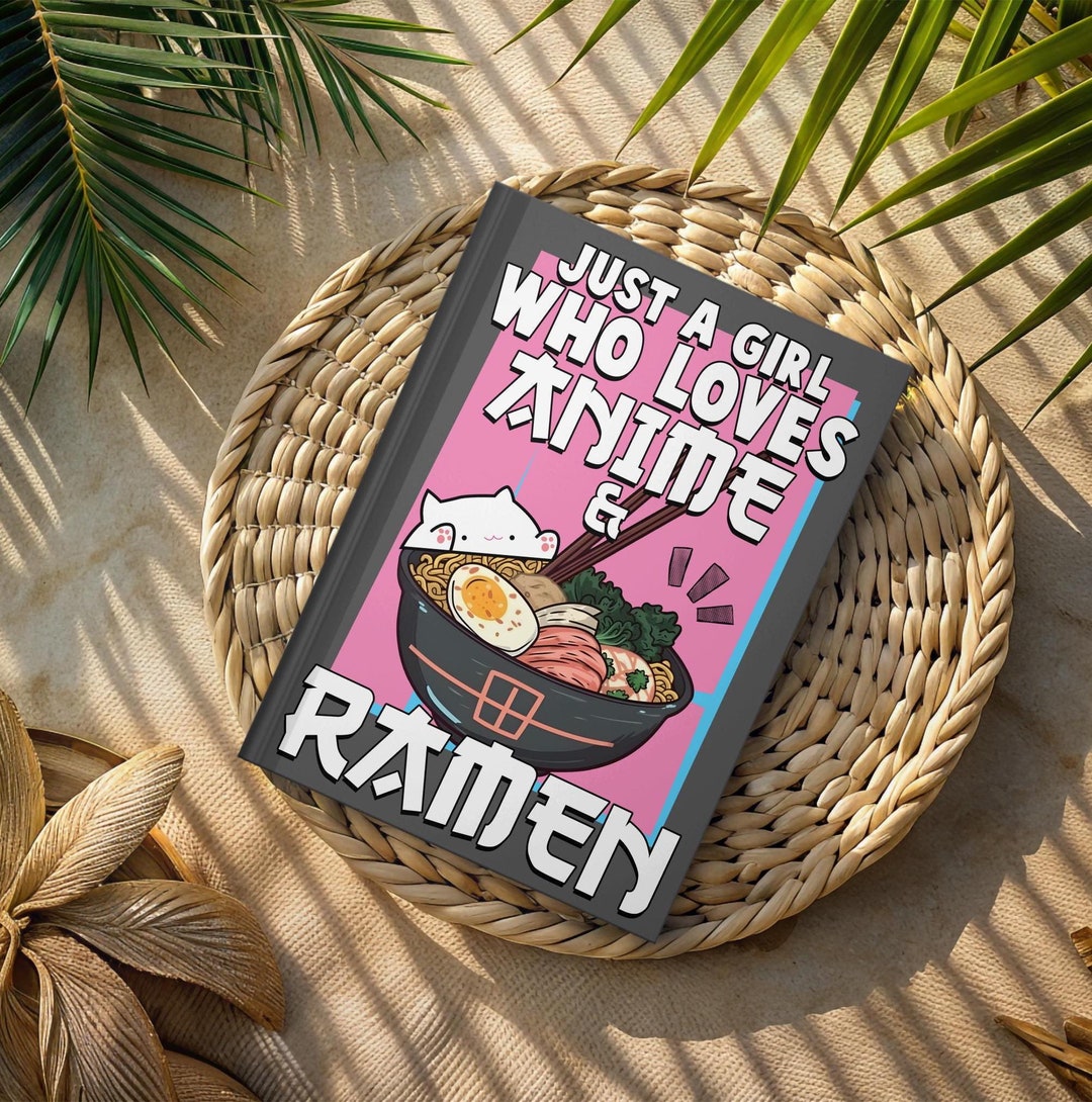 Anime Ramen Journal Gift for Anime Fan Hardcover Journals Ramen Journal ...