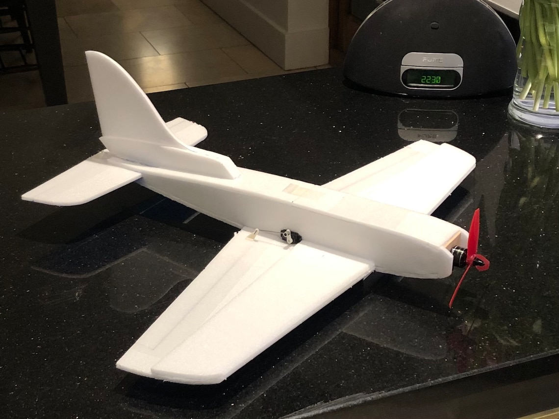 Plans for Easy to Build Foam RC Plane Horwood Hotrod Simple RC - Etsy