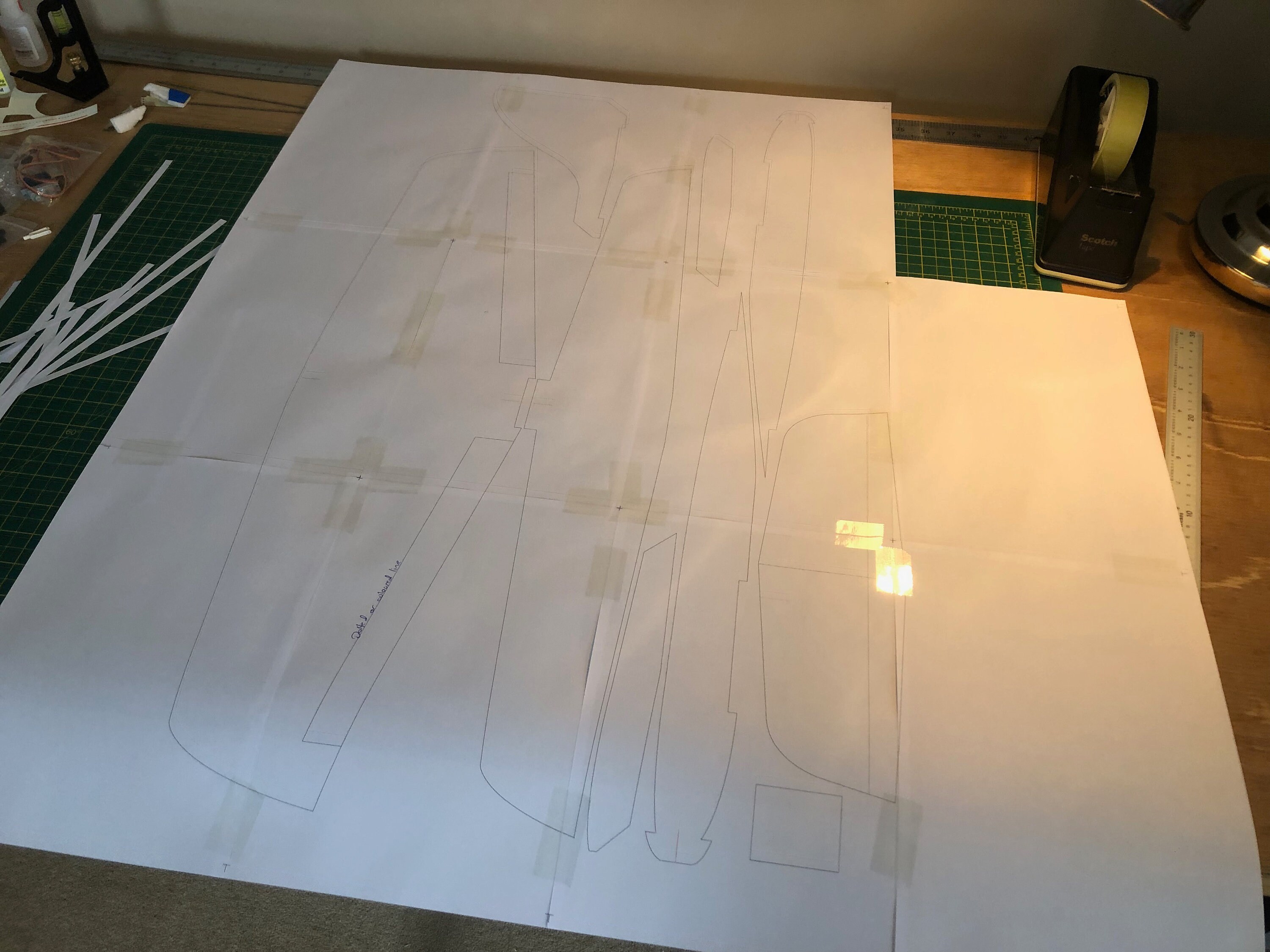 Plans for Easy to Build Foam RC Plane Horwood Hotrod Simple RC - Etsy