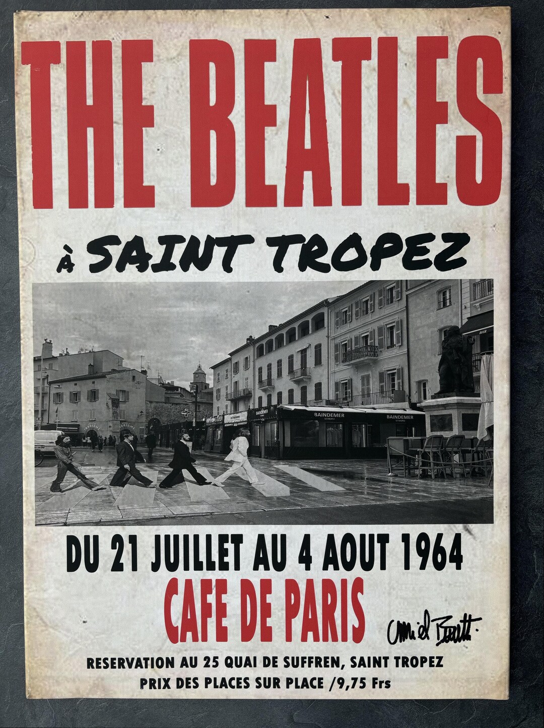 The Beatles at the Café De Paris in Saint-tropez - Etsy