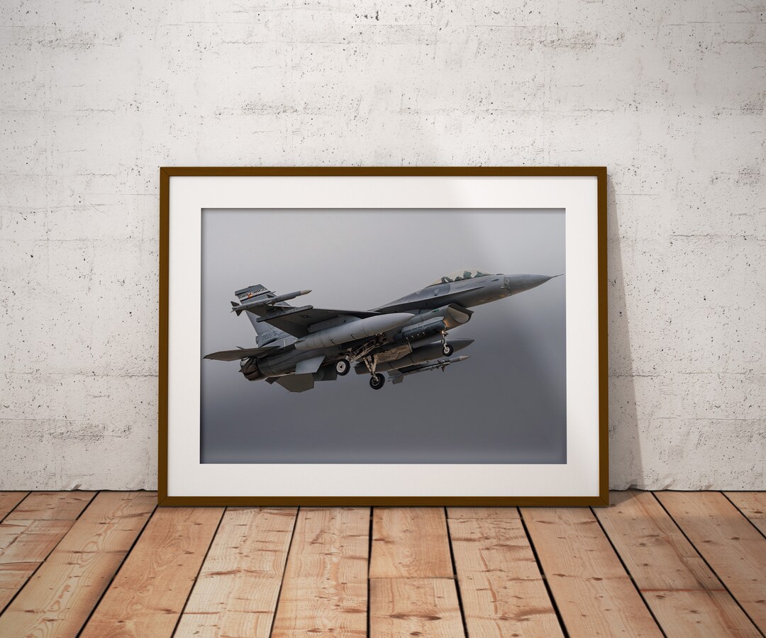 Before the Storm - Fighter Jet Wall Art - F-16C Photographic Print - Etsy