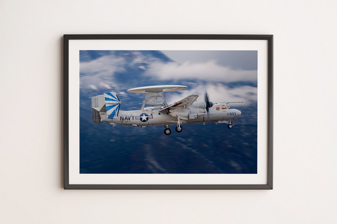Blue Tails - Hawkeye Wall Art - Naval E-2 Photographic Print - Etsy
